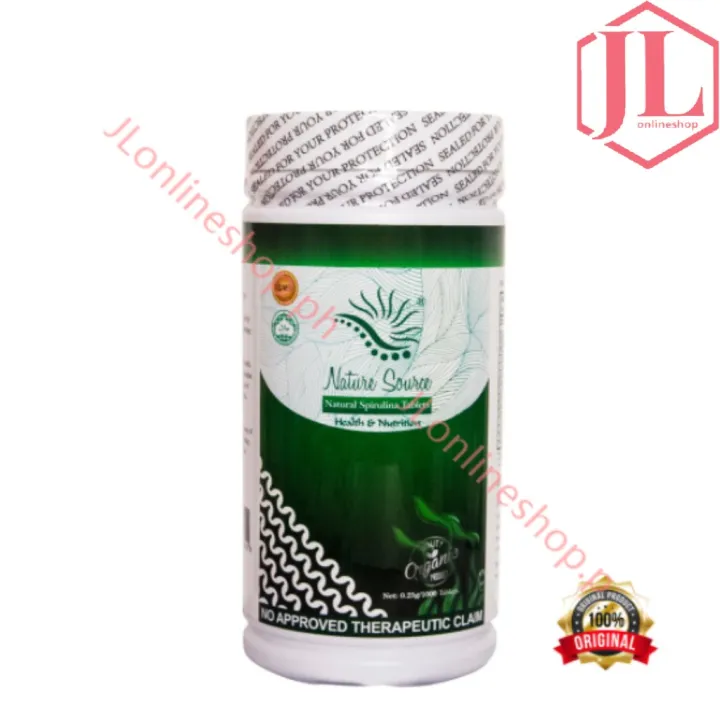 Nature Source Spirulina Tablets Healt & Nutrition 0.25g. 1000 tablets | Lazada PH