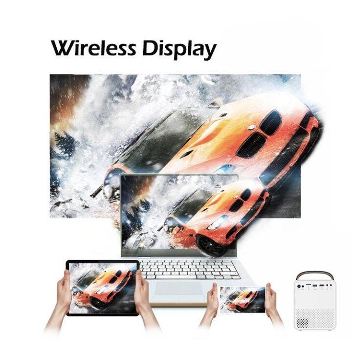 New WiFi Projector YJ350S Mini 5000 Lumens HD 1080P 4K Supported ...