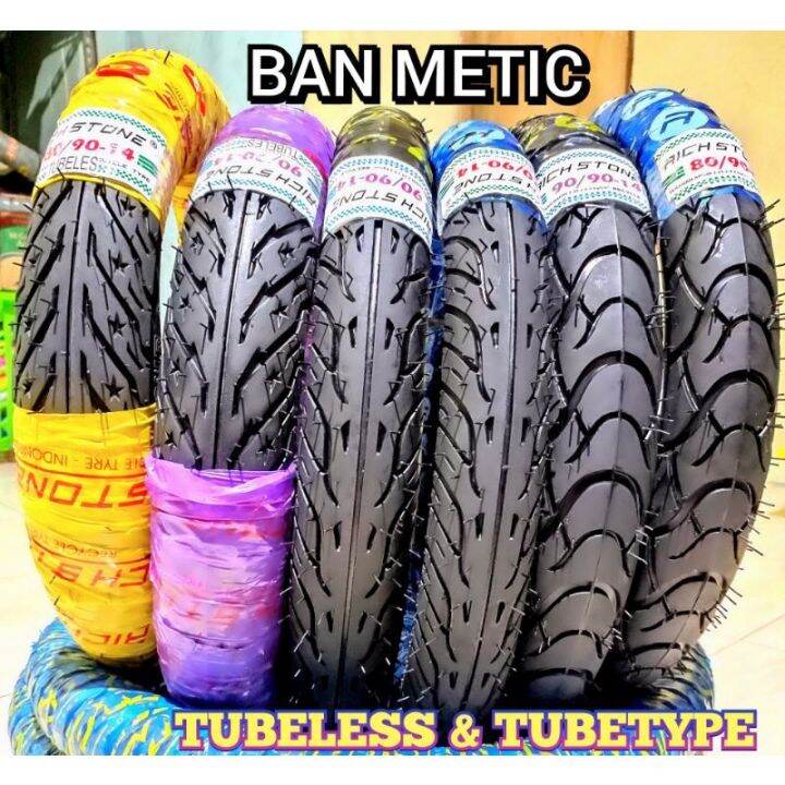 BAN METIK 80 90 DAN 90 90 R14 BAN METIK VARIO MIO BEAT | Lazada Indonesia