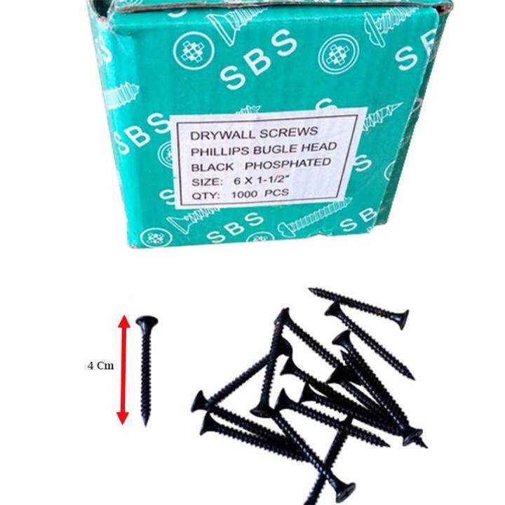 BjA - SEKRUP GIPSUM 4 CM SKRUP GYPSUM 4CM 6 x 1 1/2" 6x1 1/2" DRYWALL ...