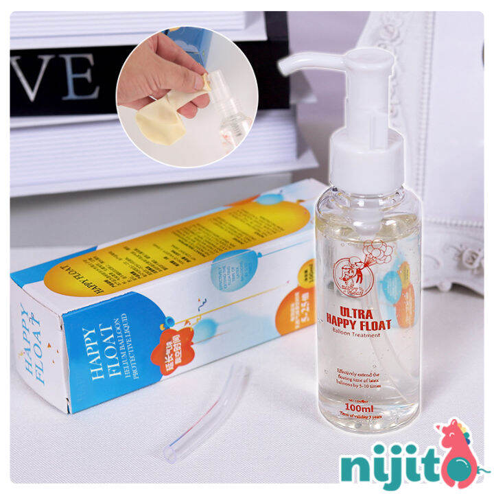 Nijito - Helium Gel Latex Balloon Extended Floating Protection Liquid ...