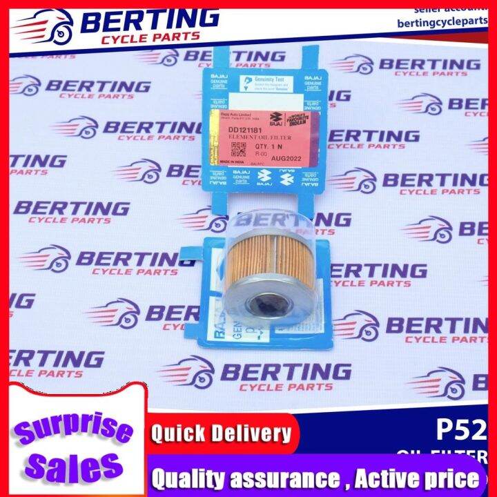 OIL FILTER Rouser 135 NS125 Bajaj Boxer CT150 CT125 Genuine DD121181 ...