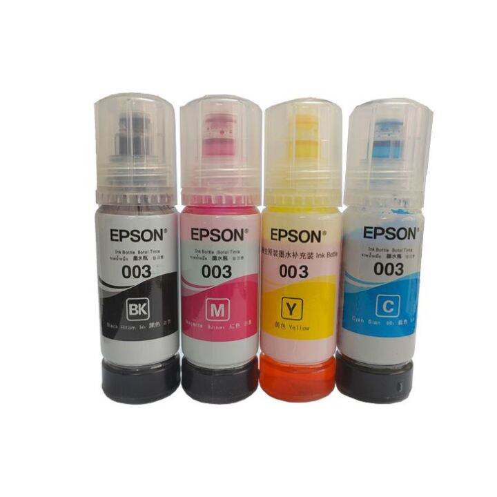 Epson 003 Original Refill Ink Compatible for L1110 L3100 L3101 L3110 ...
