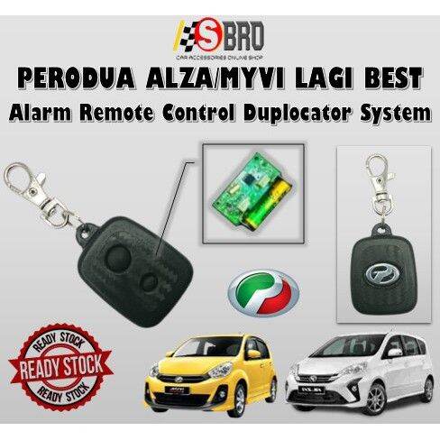 Alza/Myvi Lagi Best Alarm Remote Control Battery Chip Replacement ...