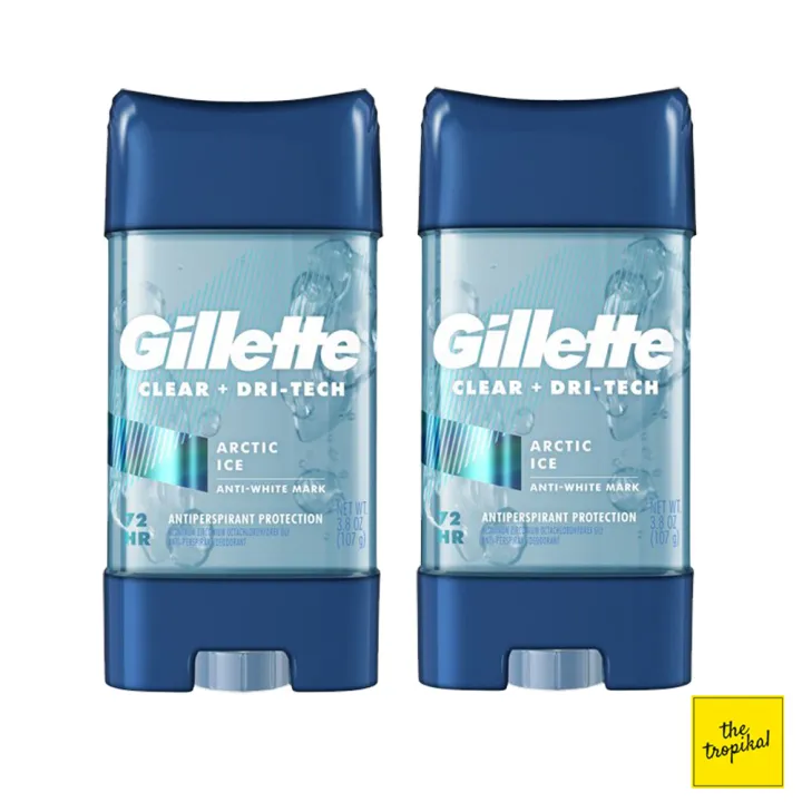 Pack of 2 Gillette Arctic Ice Clear Gel Men’s Antiperspirant and Deodorant 107g | Lazada PH