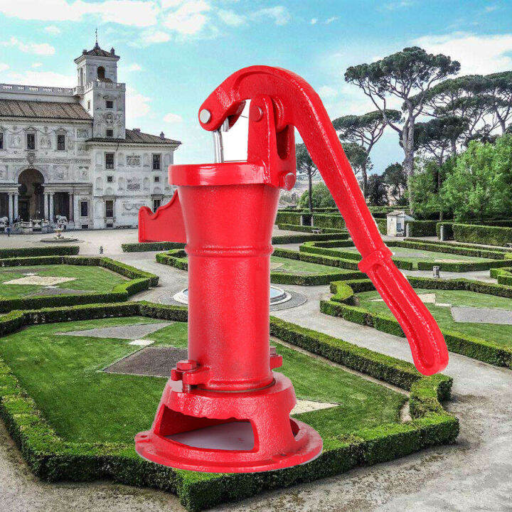 Yonntech Cast Iron Stand Hand Water Pump Pitcher Pump Well Pump Base ...