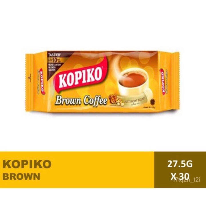 Kopiko Brown Coffee Mix 30pcs x 27.5g | Lazada PH