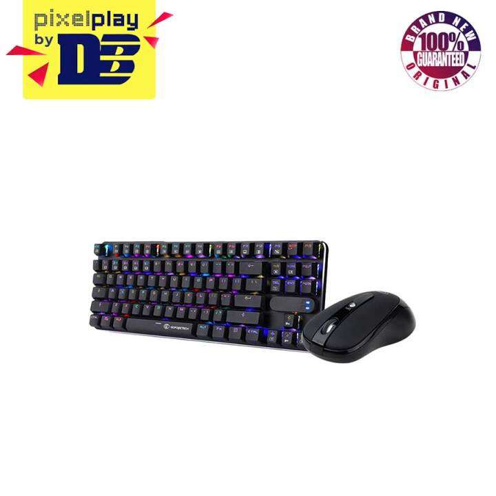 Gofreetech MK600 87-Keys RGB Mechanical Keyboard (Brown Switch) + GFT ...