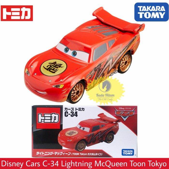 Tomica Cars C-34 Lightning McQueen Toon Tokyo Disney Pixar | Lazada ...