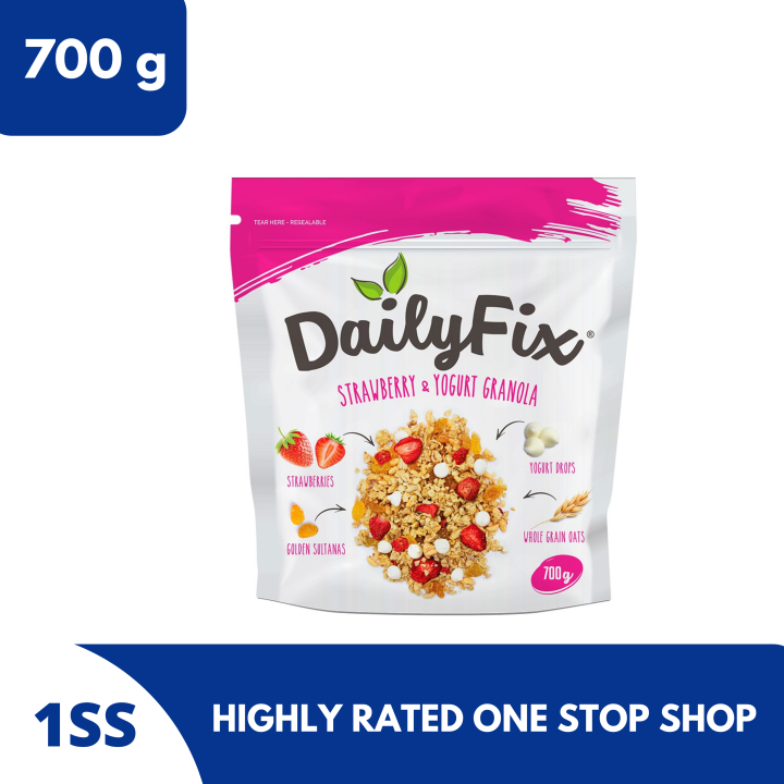 Daily Fix Strawberry & Yogurt Granola, 700g | Lazada PH