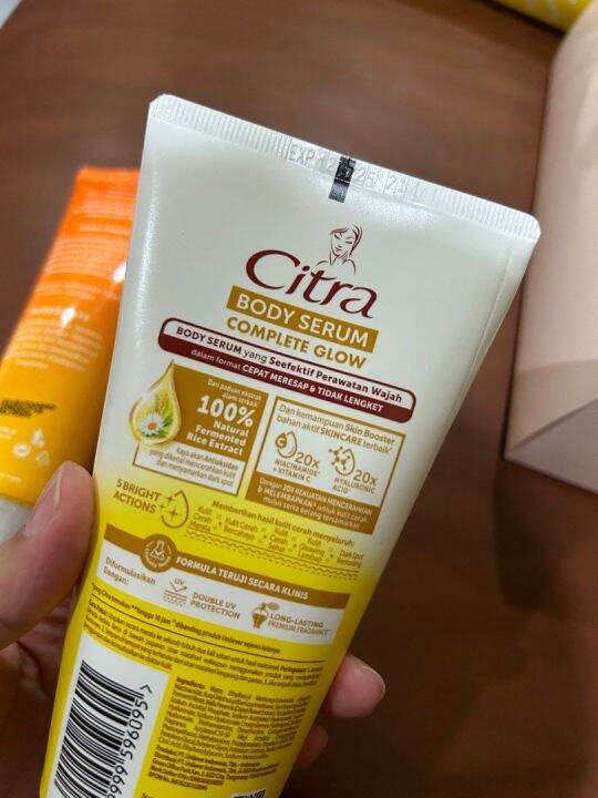 Citra Natural Booster Body Serum Complete Glow with 20X Niacinamide ...