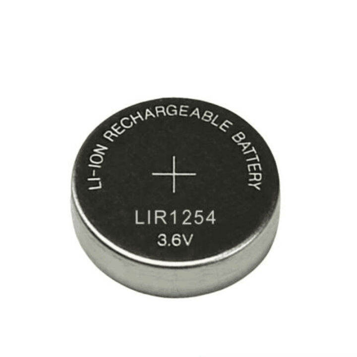 LIR 1254 3.6V LIR1254 Rechargeable Lithium Cell Built-in Battery 1254 ...