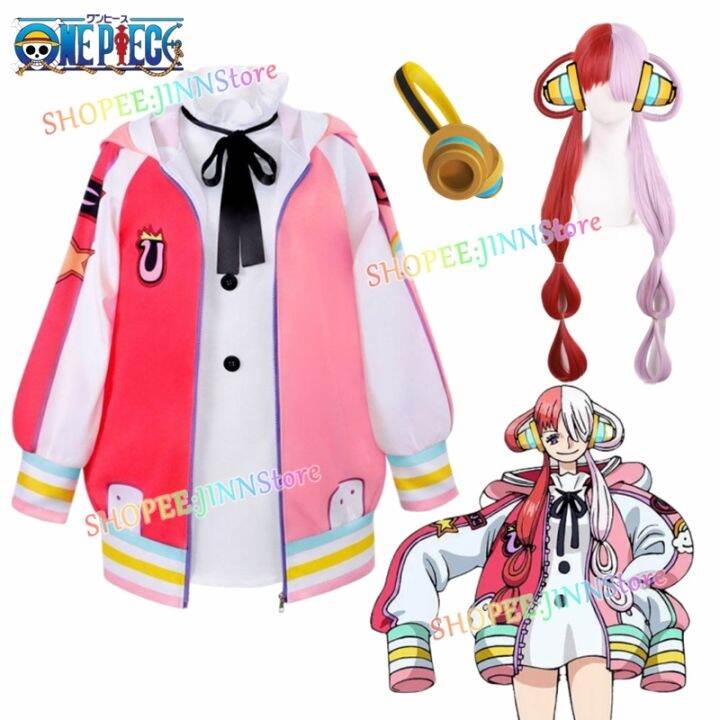 JINN Animation ONE PIECE FILM RED Cosplay Costumes Shanks Daughter UTA ...