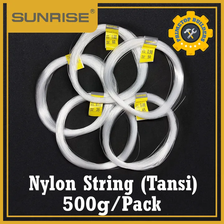 SUNRISE Nylon String / Monoline String / Fishing Line (500g/Pack ...