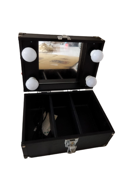 Beautycase mini 30 cm, 4 lampu - Koper rias penganten lengkap - Tas ...