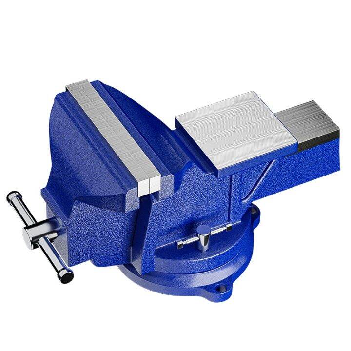 【High Quality】Heavy Duty Bench Vise 360° Swivel Base Vise Clamp Steel ...