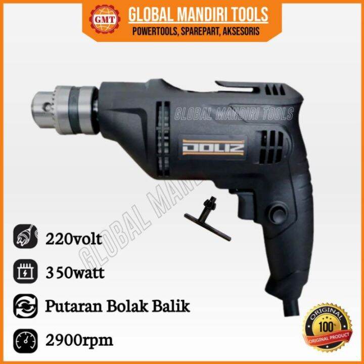 Mesin Bor 10mm Doliz BA632 (320watt) /Bor Listrik Doliz /Bor Tangan ...