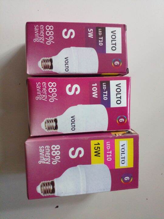 paket 10 pc lampu led volto/BULB kapsul cahaya putih 10 watt | Lazada ...
