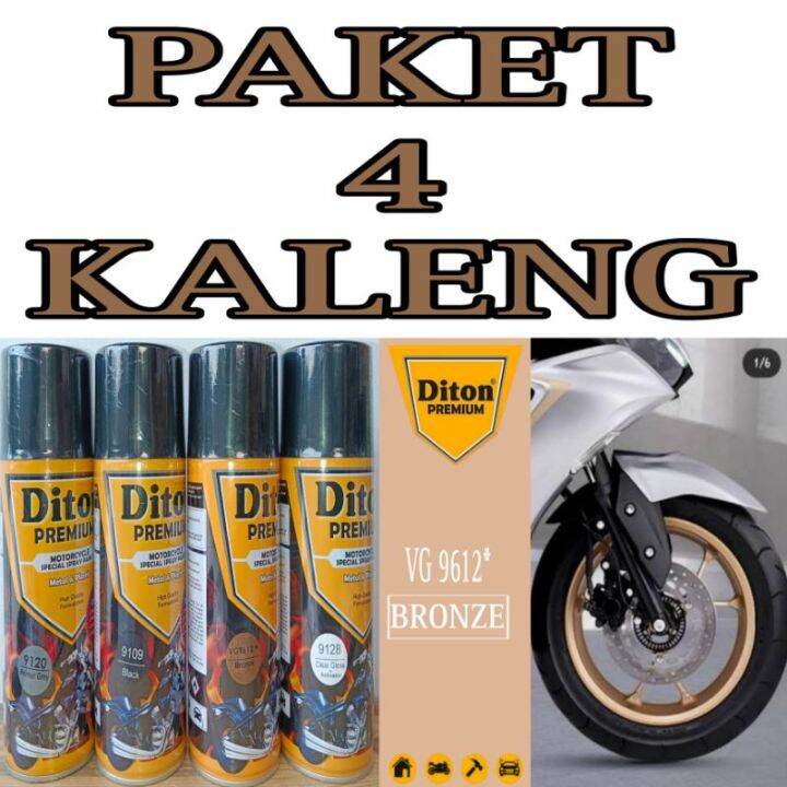 PAKET 4 KALENG pilok pilox diton premium BRONZE VG 9612* bronze 9612 ...