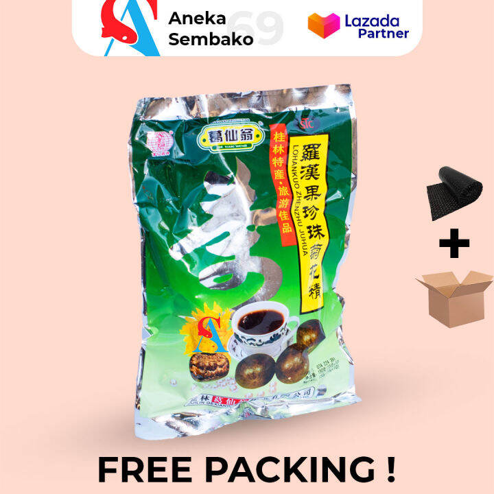 Lo Han Kuo Sachet / LoHanKuo Zhenzhu Juhua / Minuman Lo Han Kuo Sachet ( 10xsachet x15g ...