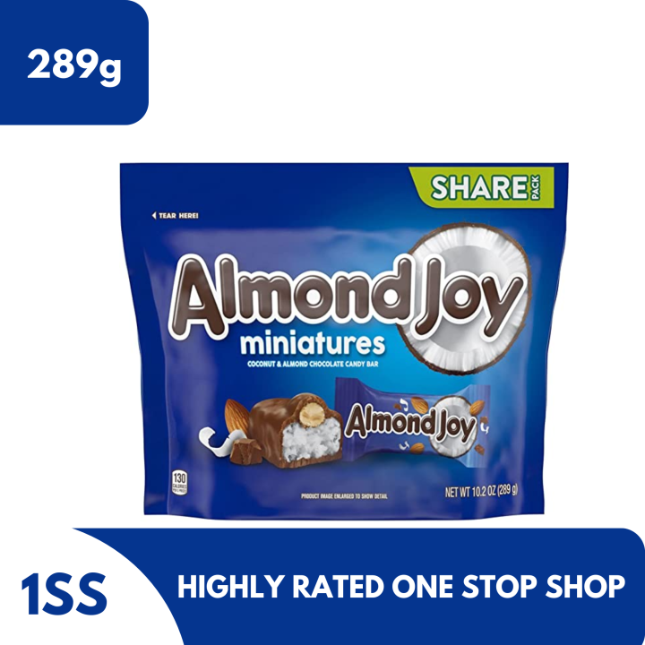 Almond Joy Miniature Chocolate Coconut Candy, 289g | Lazada PH