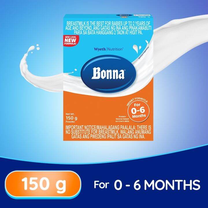 BONNA 1 Infant Formula for 0 to 6 months 150g | Lazada PH