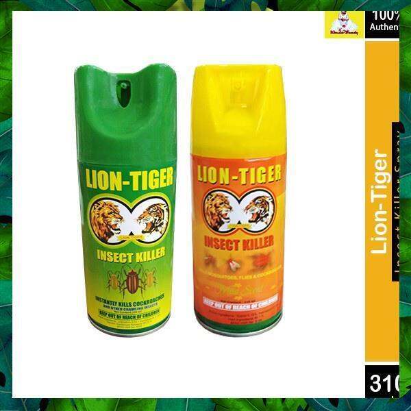 ⊕ Lion Tiger Insect Killer Spray 310mL Kills Cockroaches Mosquitoes and ...