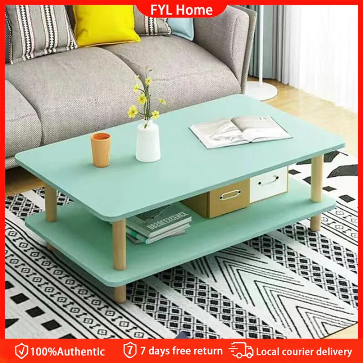 Household small coffee table is suitable for family simple center table ...