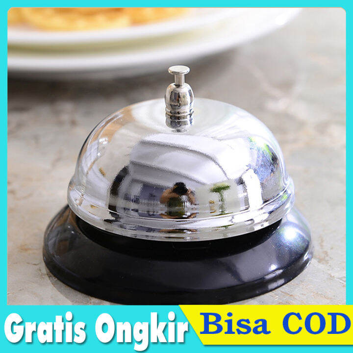 【Dikirim dlm 24jam】Bel Meja Kasir Stainless Bel Receptionist ...