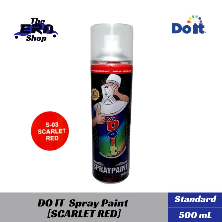 DO IT Spray Paint 500 mL (Scarlet Red S-03) | Lazada PH