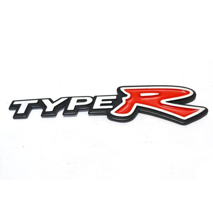 EMBLEM LOGO TULISAN TYPE R ALUMUNIUM | Lazada Indonesia
