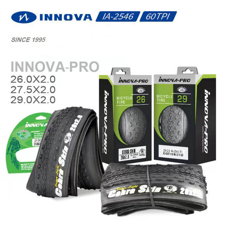INNOVA MTB Mountain Bike Folding Stab-resistant Tires 26/27.5/29*2.0 ...