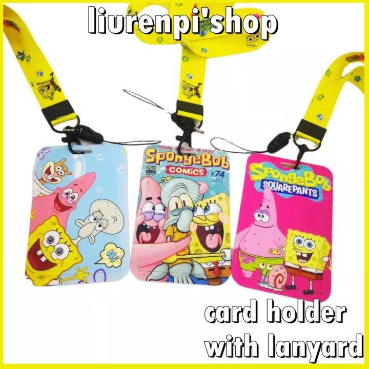 SpongeBob ezlink Card Holder With Lanyard Neck Strap Card Holder ...