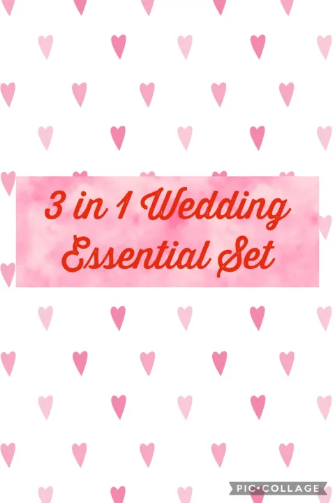 3 in 1 Wedding Essential Set | Lazada PH