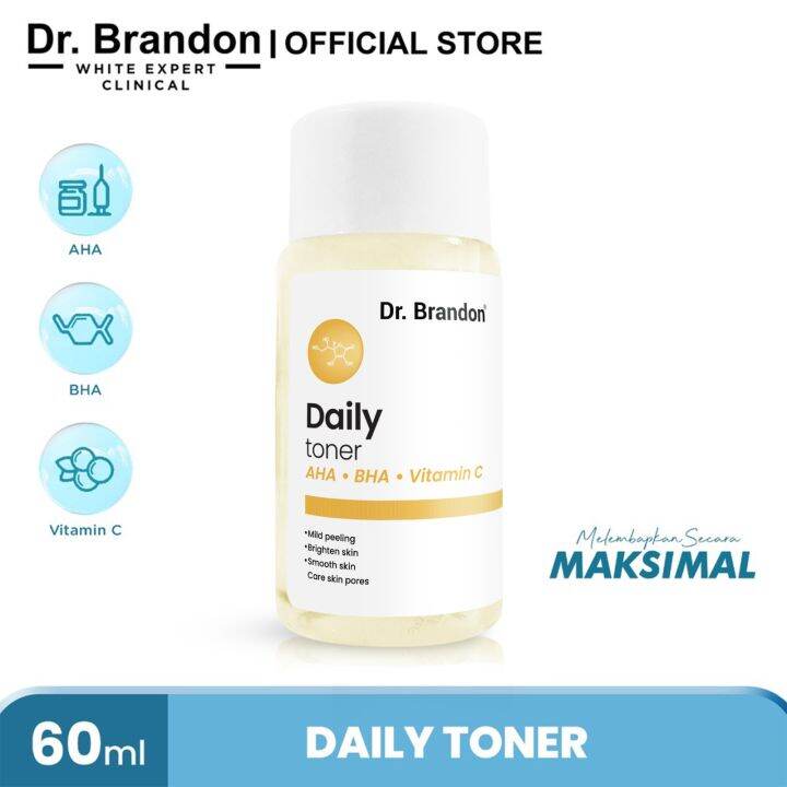 Dr. Brandon Daily Toner (With Aha Bha Vit. C) | Lazada Indonesia