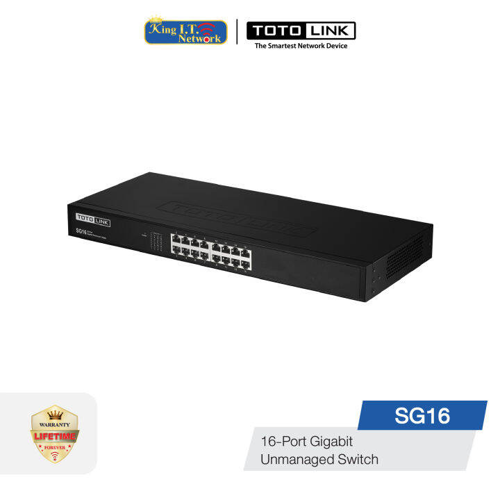 TOTOLINK (SG16) 16-port unmanaged switch | Lazada.co.th