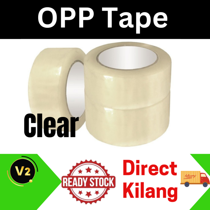 Clear Opp Tape (48mm x 70m x 45mic) Selefon Tape/Cellulose Tape ...