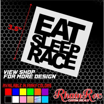 Eat Sleep Race Wallpaper