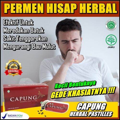 PROMO permen capung herbal obat sakit tenggorokan obat batuk bentuk ...