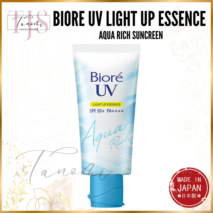 Bioré UV Aqua Rich Light Up Essence, 2.5 oz ( 70 g ) SPF50+ / PA+++ | Lazada PH