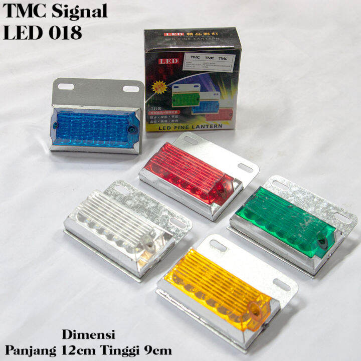 Lampu Bak LED 18 Titik Universal / Mobil Truck LED / Signal LED Truk 24 volt 12 volt 24v 12v ...