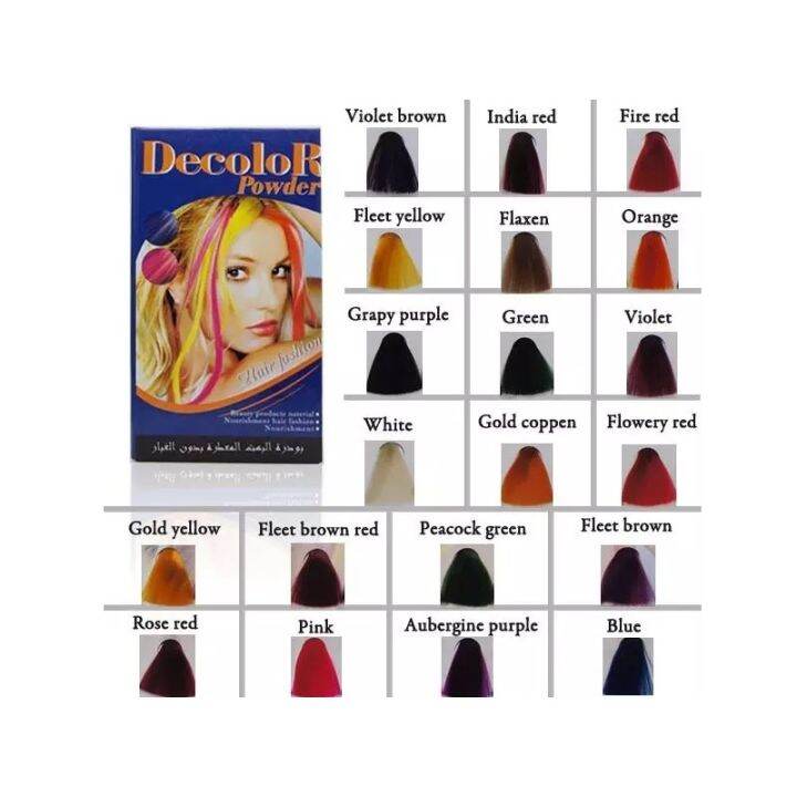 Decolor Insty Color Bleach Powder 15gm FREE Peroxide | Lazada