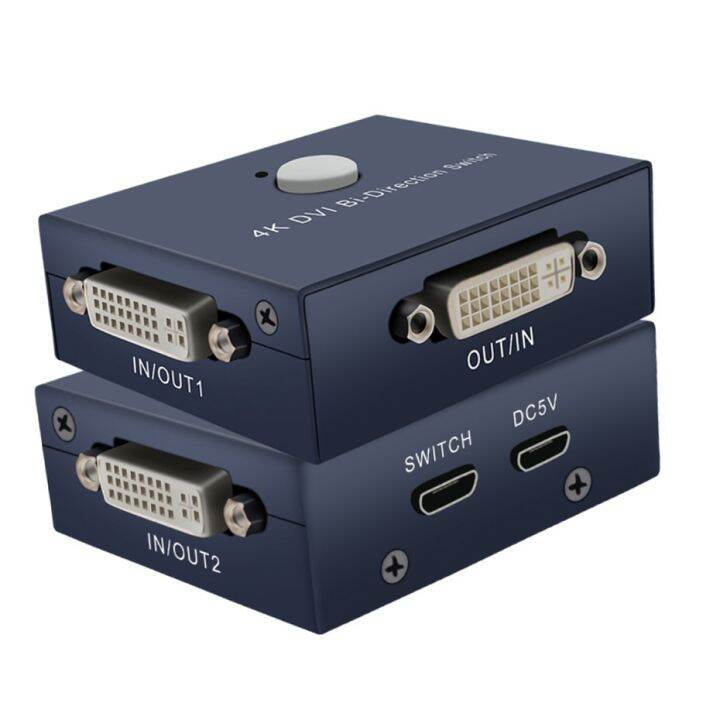 Hdmi Dvi Bi Direction Switch Dvi Switch Splitter 1x2 2x1 For Pc Laptop Monitor Dvi Bidirectional