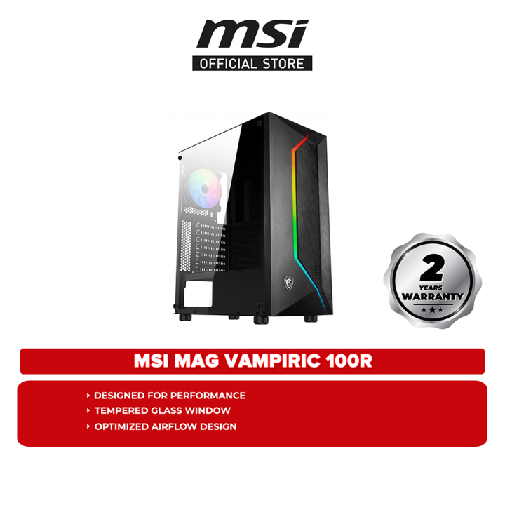 MSI MAG VAMPIRIC 100R Gaming Desktop Casing | Lazada