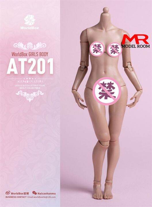 Worldbox At201 At202 1 6 Girls Joint Flexible Body Normal Fat Leg 12