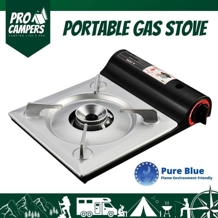 Ultra Slim Thin Portable Mini Camping Gas Stove Butane Cooker for ...