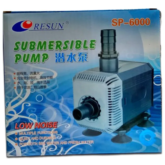 RESUN SP 6000 Pompa Air Celup Submersible Aquarium Water Pump | Lazada Indonesia
