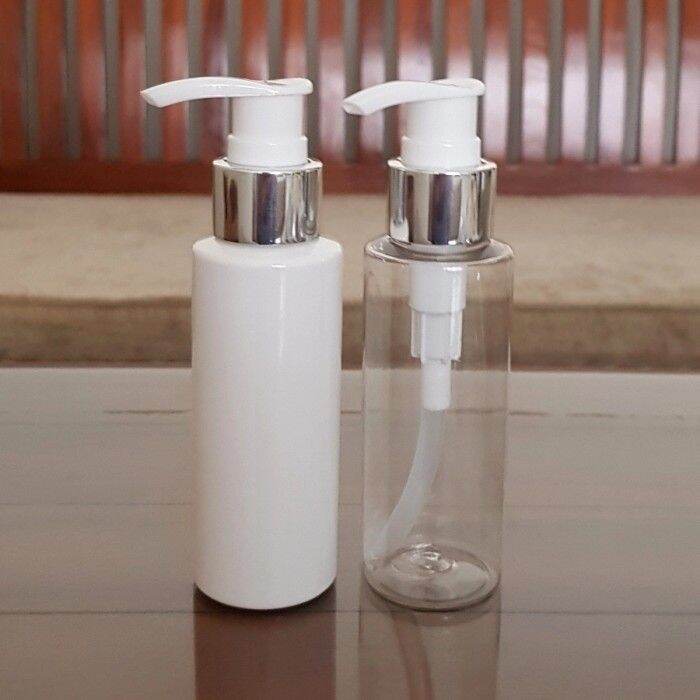 botol pump 100ml rf / Botol pump 100 ml - Pump Silver - Putih | Lazada ...