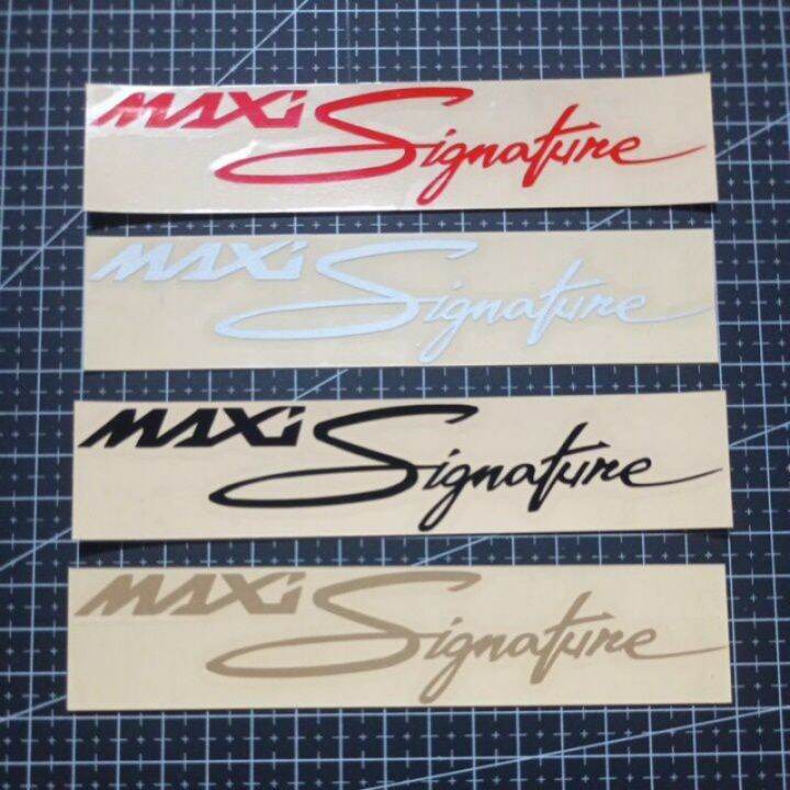 Sticker cutting Yamaha Maxi Signature | Lazada Indonesia