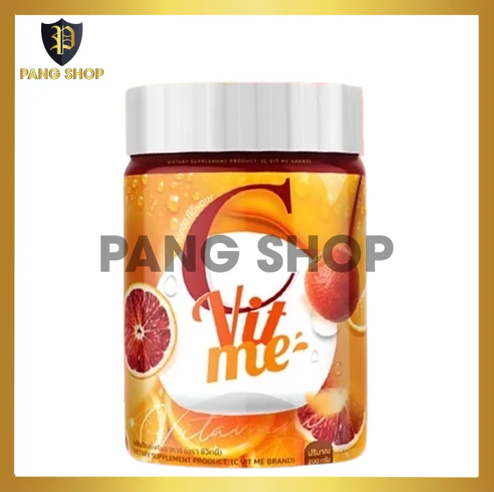 วิตซีถัง c vit me ของแท้ 1 กระปุก 200,000 mg. เติมเต็ม หน้าเด็ก วิตามิน ...